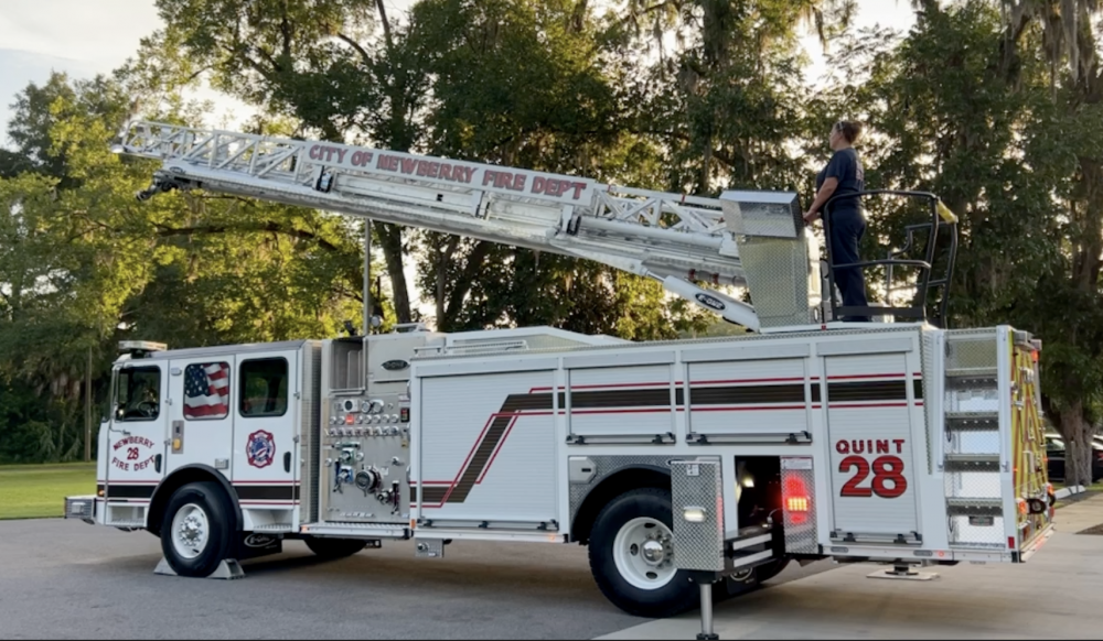'Push-In Ceremony' to Welcome New Quint 28 Fire Apparatus in Newberry ...