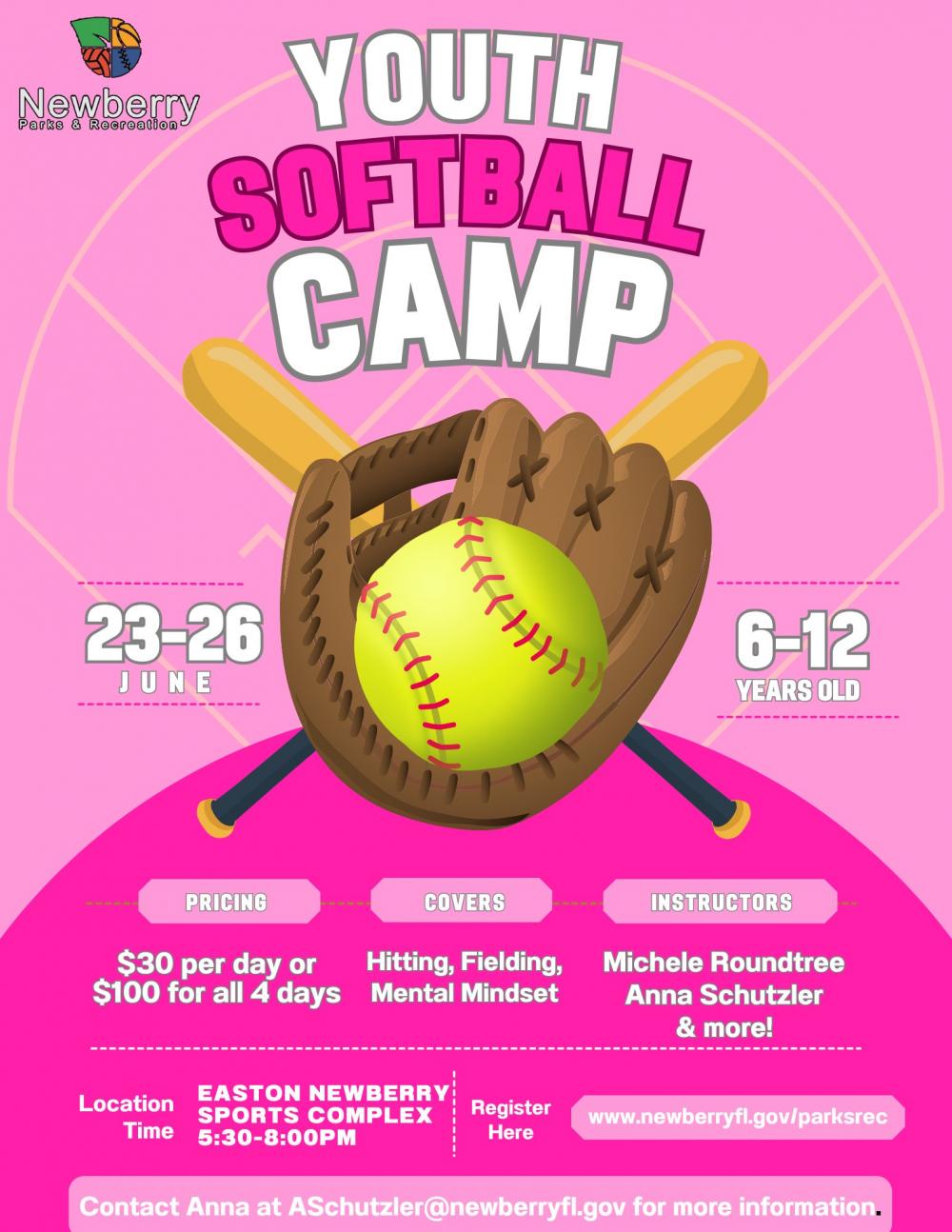 Summer Softball Camp | Newberry Florida